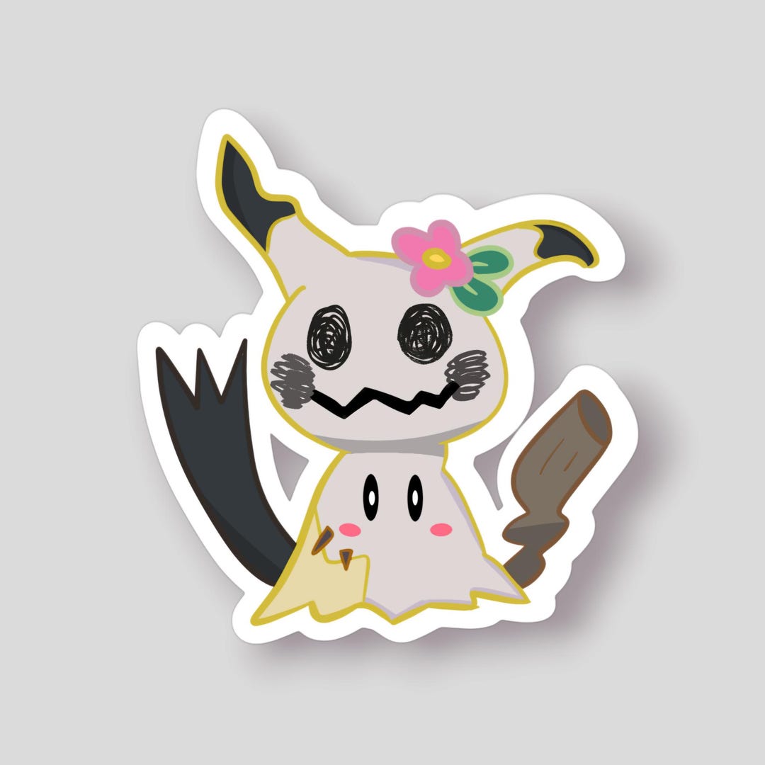 Pokemon Mimikyu Mimikins Sticker - Etsy