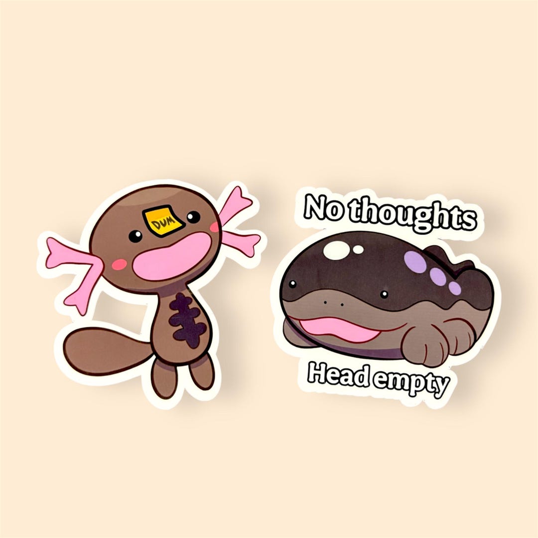 Paldean Wooper and Clodsire Sticker Set - Etsy