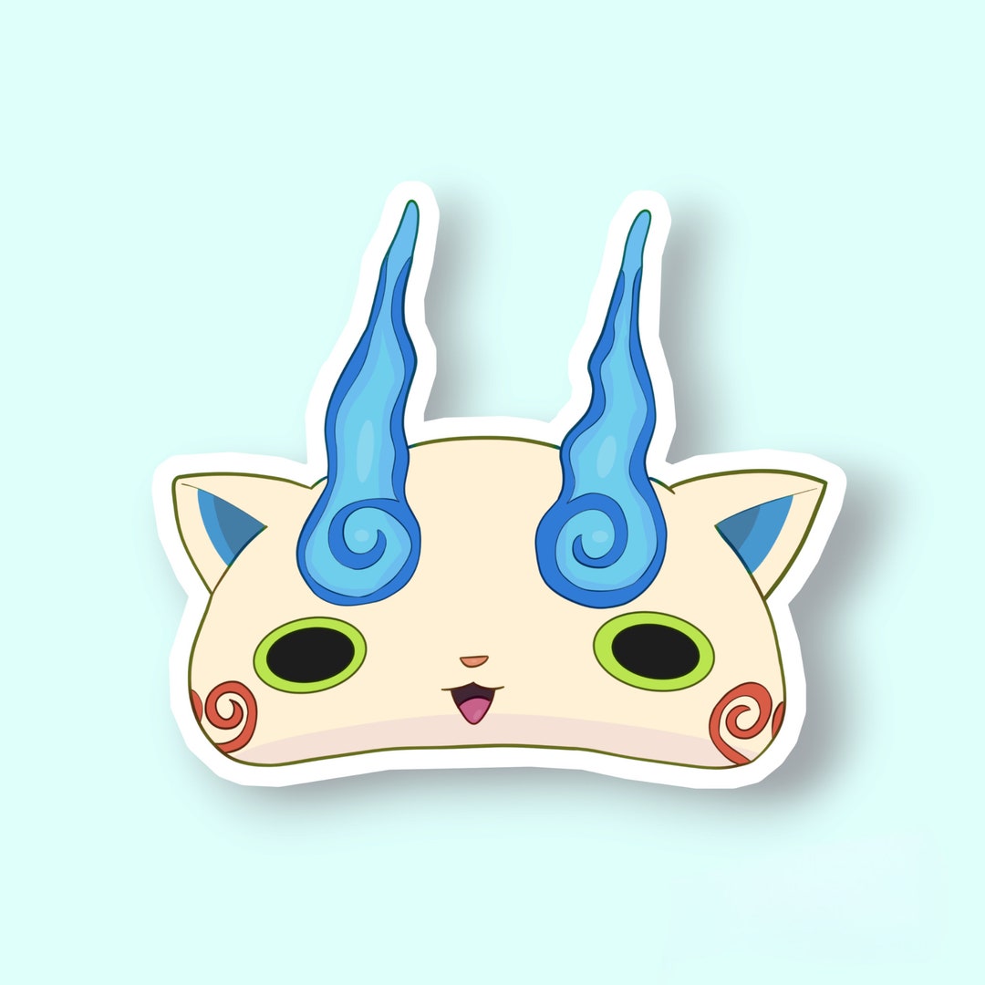 Yokai Watch Komasan Sticker - Etsy