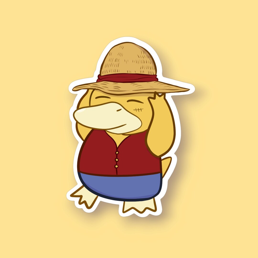 Psyduck Sticker Mugiwara Psy - Etsy