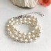 Oval Shape Pearl Necklace. - Etsy