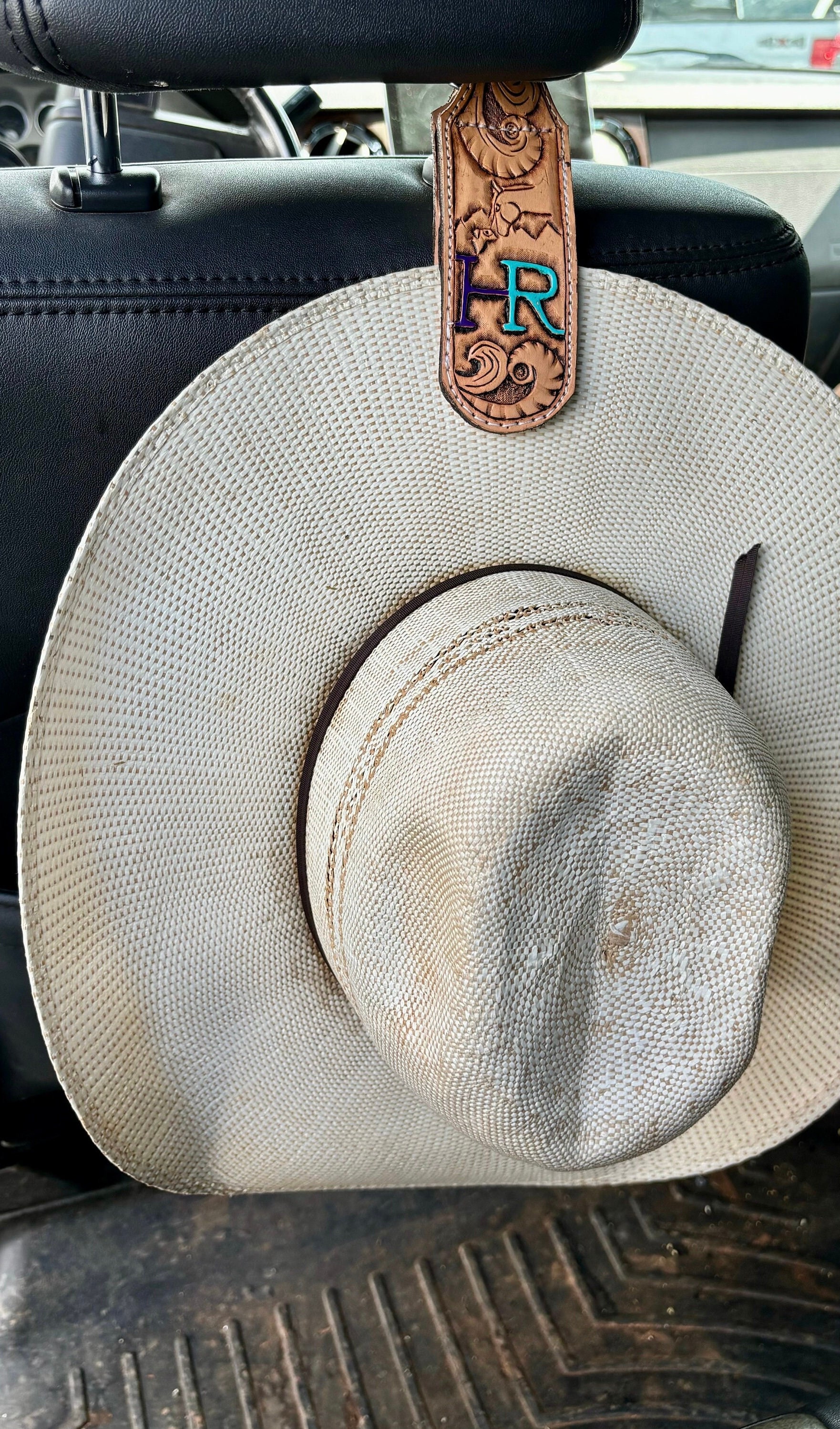 Custom Leather Cowboy Hat Hanger - Etsy