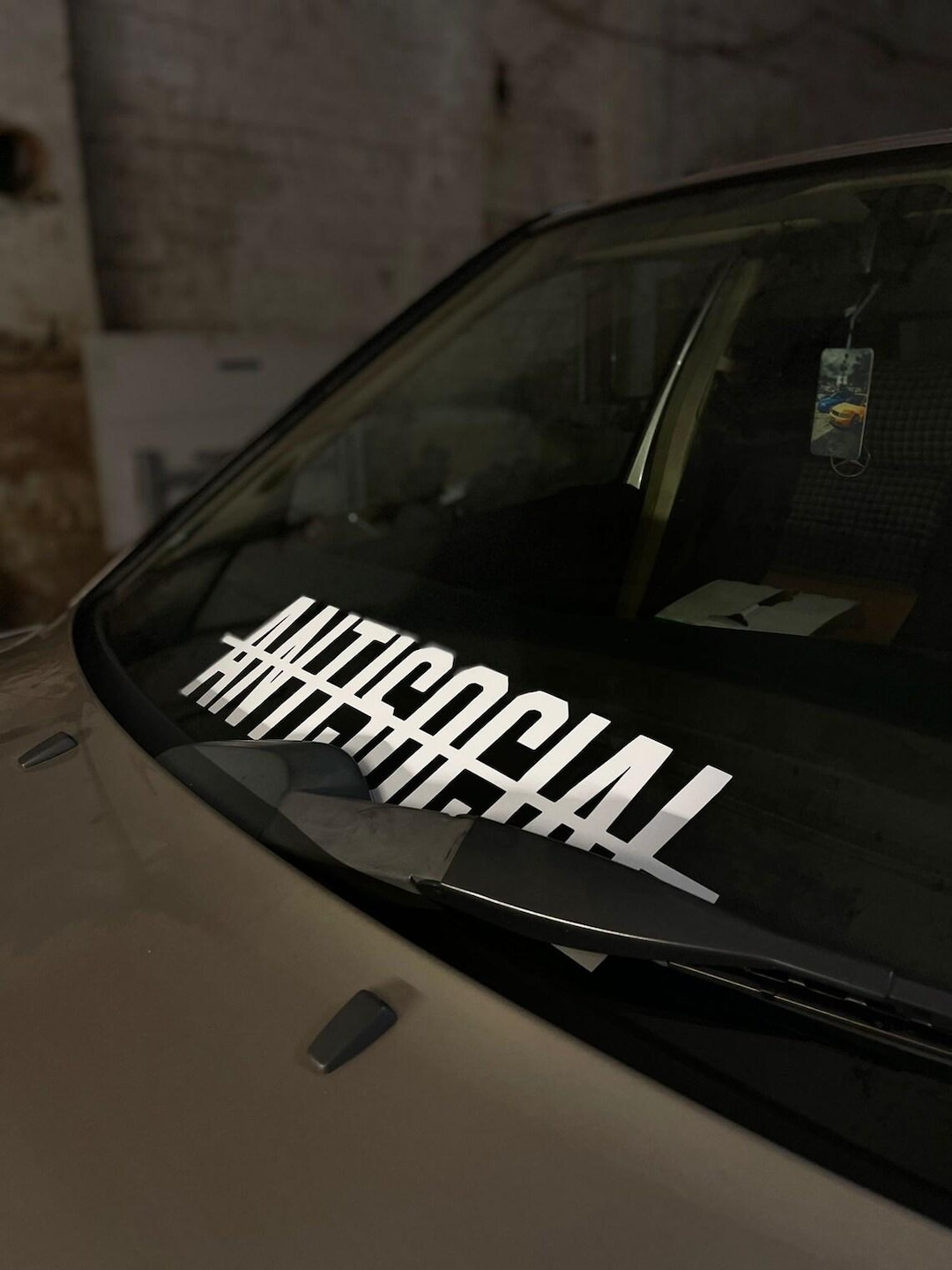 Car Sticker ANTISOCIAL - High-quality Vinyl Foil, Tuning Sticker - Etsy