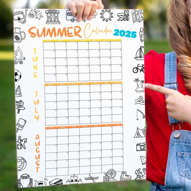 Summer 2024 Calendar - Etsy