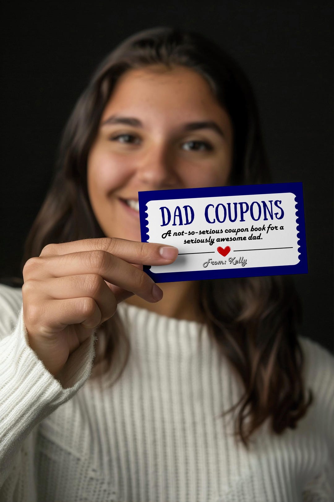 Dad Coupon Book, Editable 45 Coupon for Dad, Father's Day Gift Coupons ...