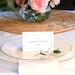 Minimal Wedding Place Cards Template, Elegant Place Card, Wedding Table ...