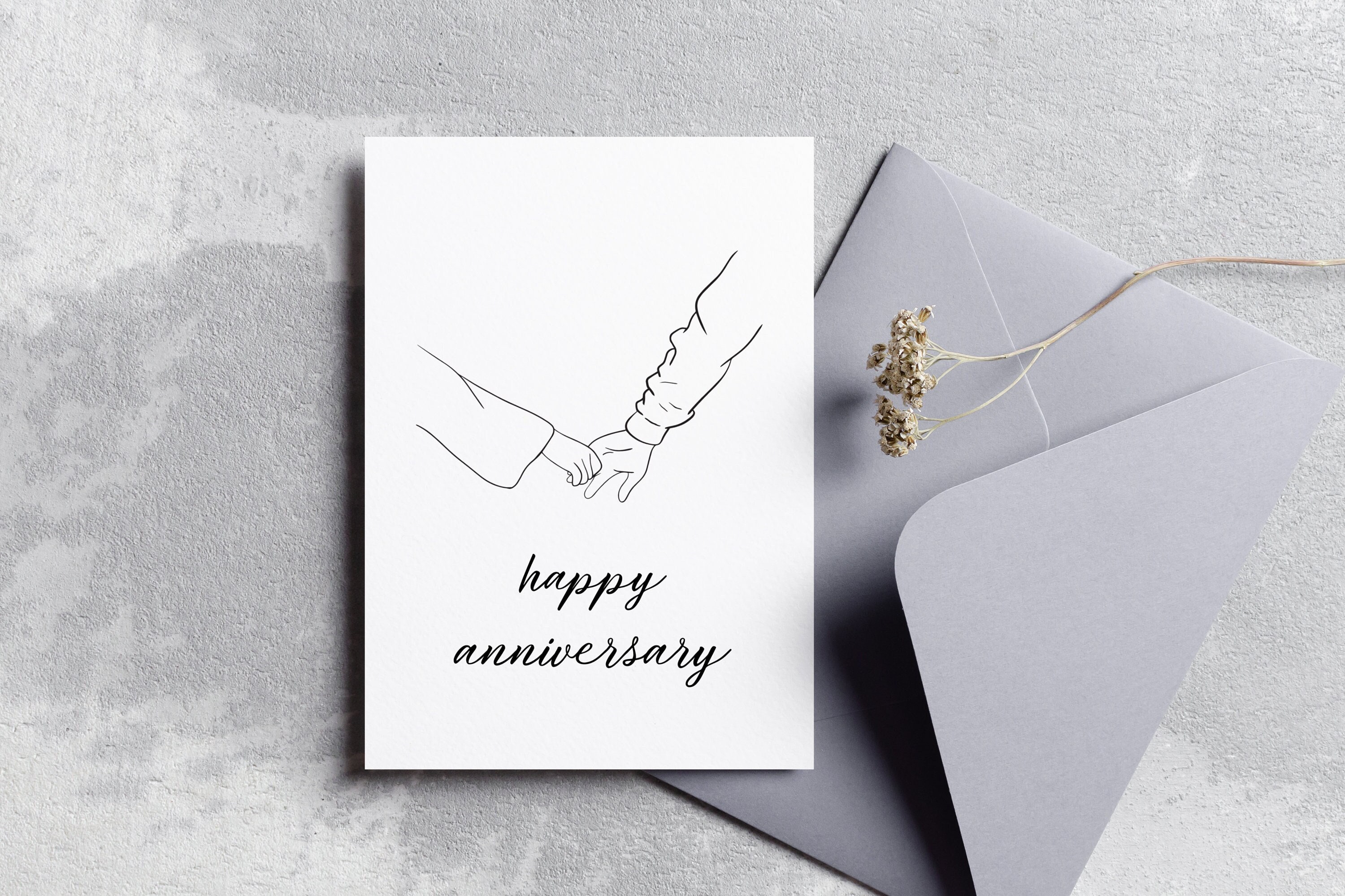 Happy Anniversary Card, Anniversary Card, Anniversary Card Template ...