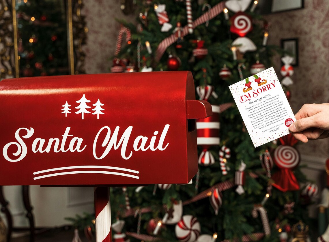 Sorry I'm Late, Late Elf Letter Christmas, Elf Arrival Letter, Elf is ...