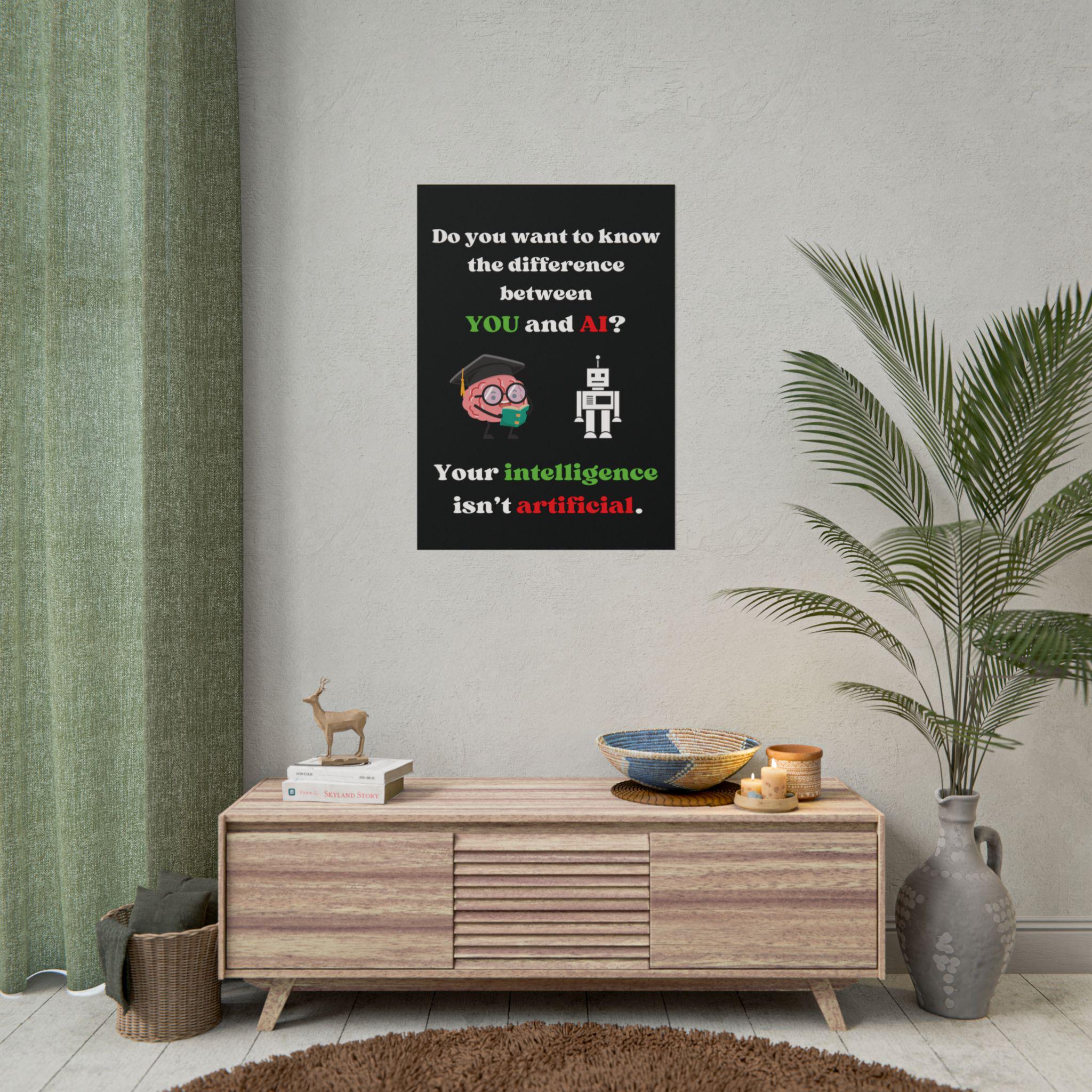Rolled Classroom Poster Student Vs. AI - Etsy