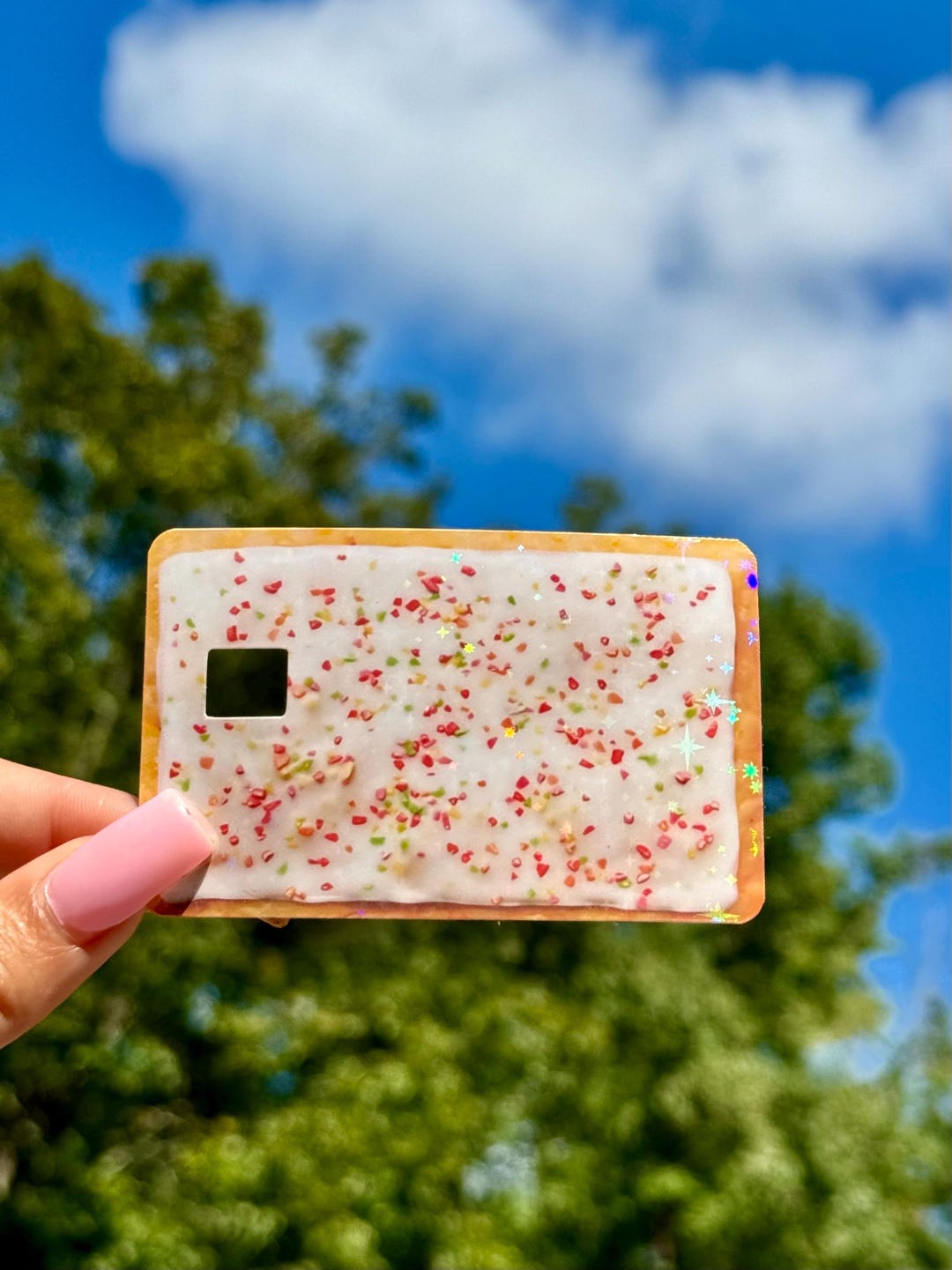 Poptart Sticker Dessert Pastry Credit Card Sticker Sweet Treat Sticker ...