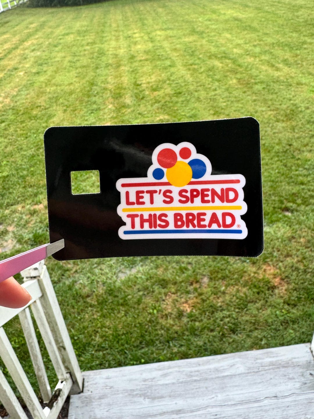 Lets Spend This Bread Card Sticker lets Get This Bread Credit Card Skin ...