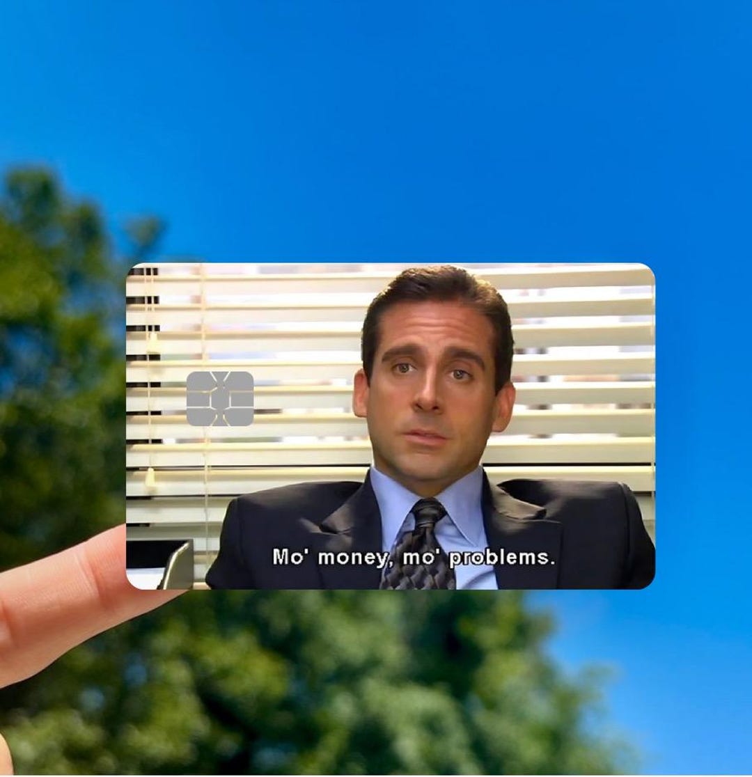 The Office Sticker for Card Funny Credit Card Skin Holographic Debit ...