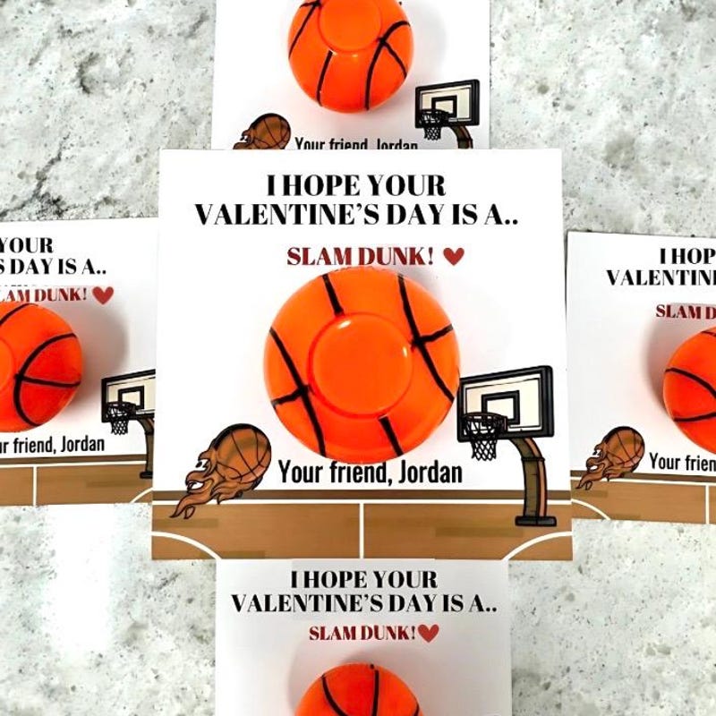 Basketball Valentines Box - Etsy