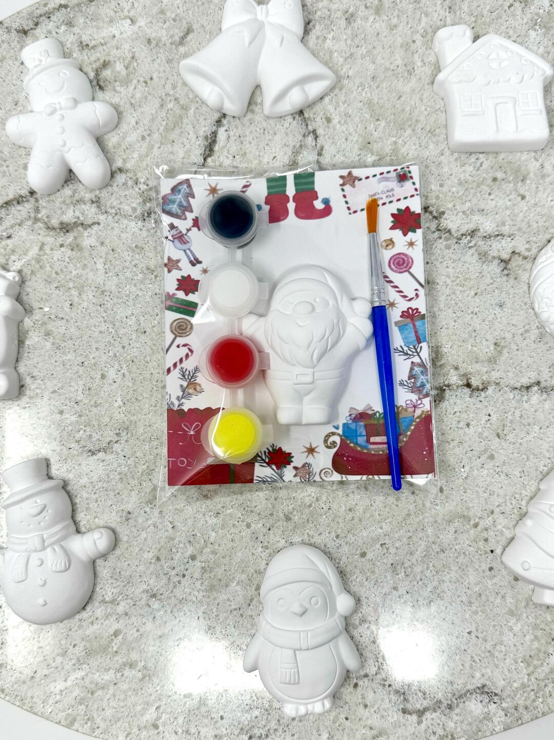 Christmas Craft Kit Paint Your Own Christmas Decor Stocking Stuffer ...