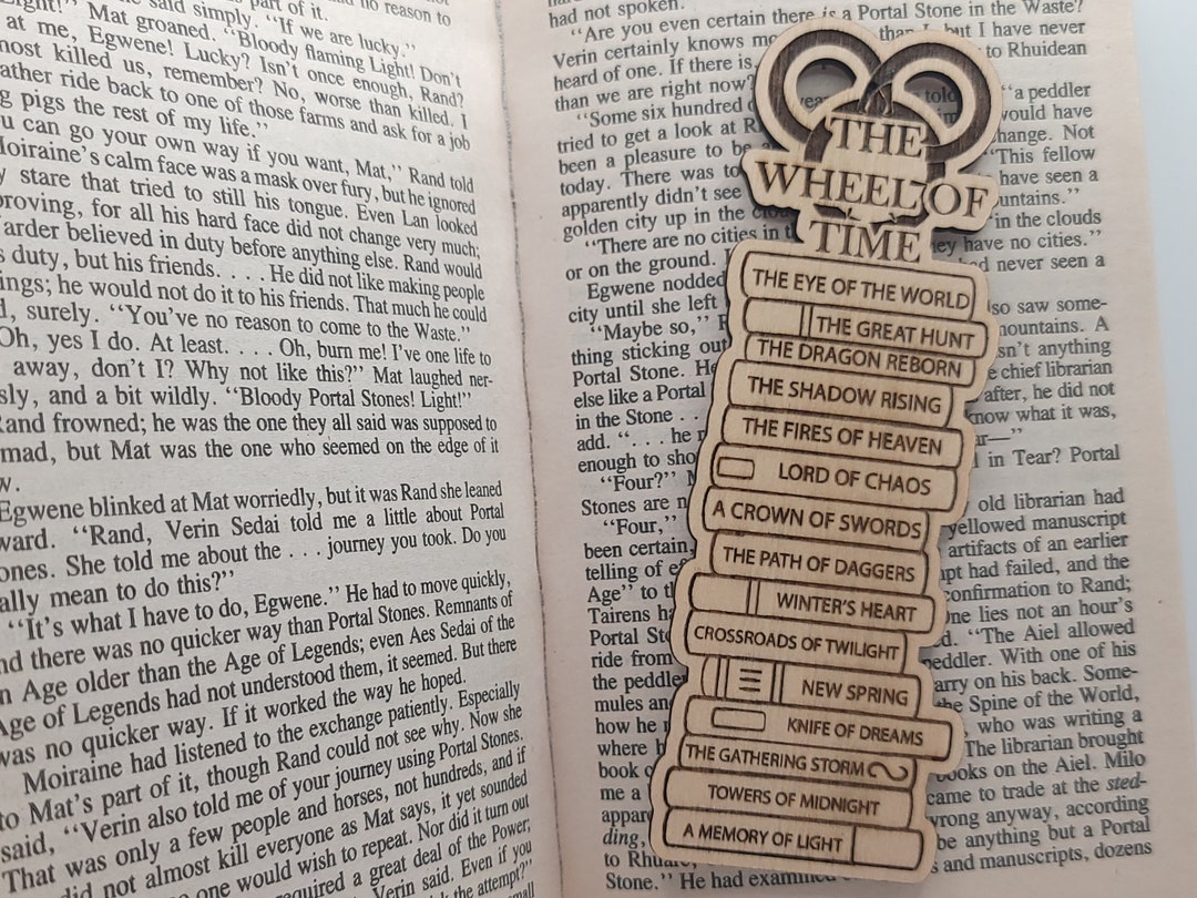 The Wheel of Time, Wheel of Time Series, Wheel of Time Bookmark, Wheel ...