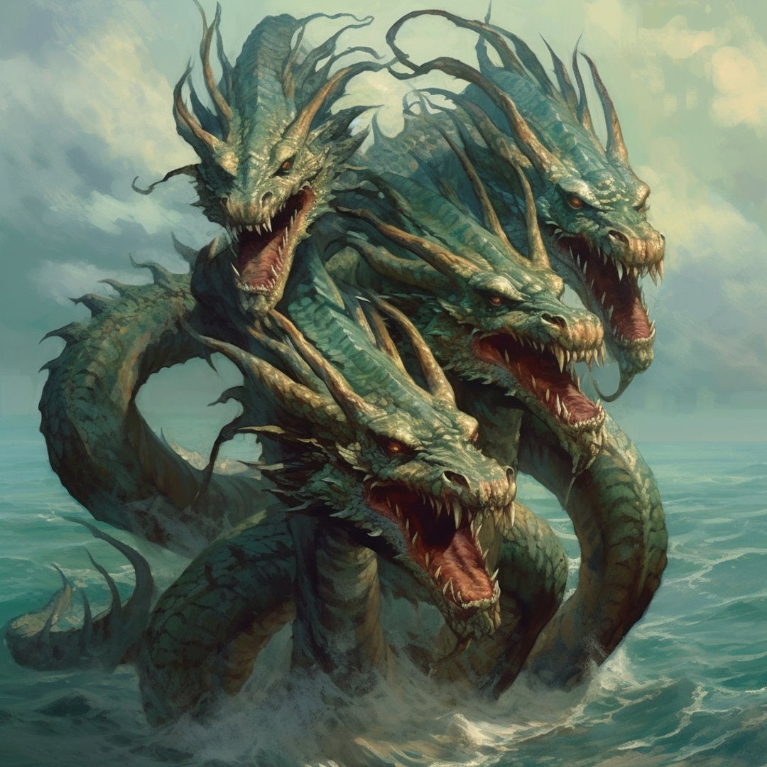 Hydra Dragon Spirit Companion - Male - Female -tell Me Your Desired ...