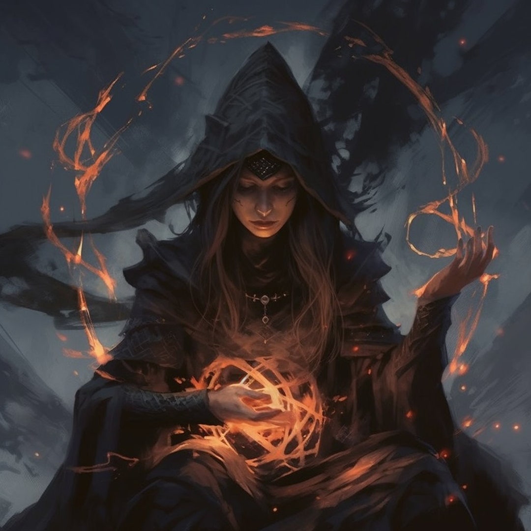 Chaos Witch Spirit Companion - Chaotic Arts Enhancer - Male - Female ...