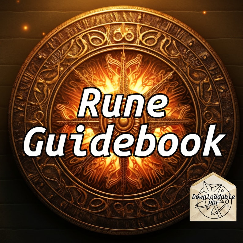 Witches' Runes PDF File Guidebook How to Interpret Runes How to Make Your Own Rune Sets by Color ...