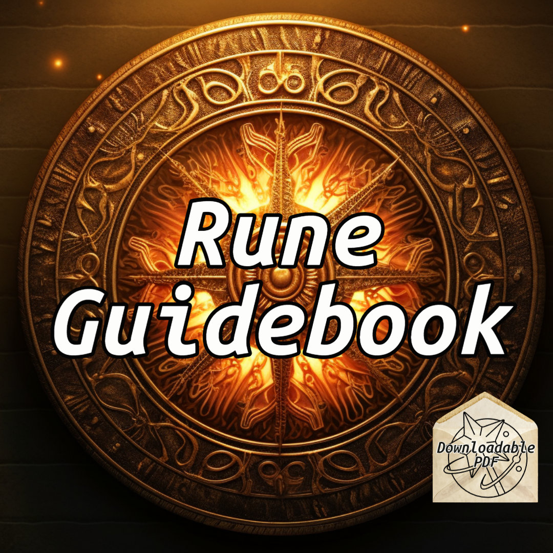 Witches' Runes PDF File Guidebook How to Interpret Runes How to Make Your Own Rune Sets by Color ...