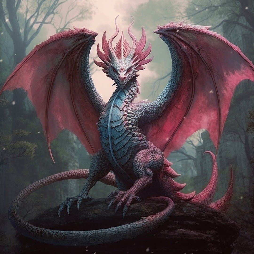 Amphiptere Dragon Spirit Companion - Male - Female -tell Me Your ...