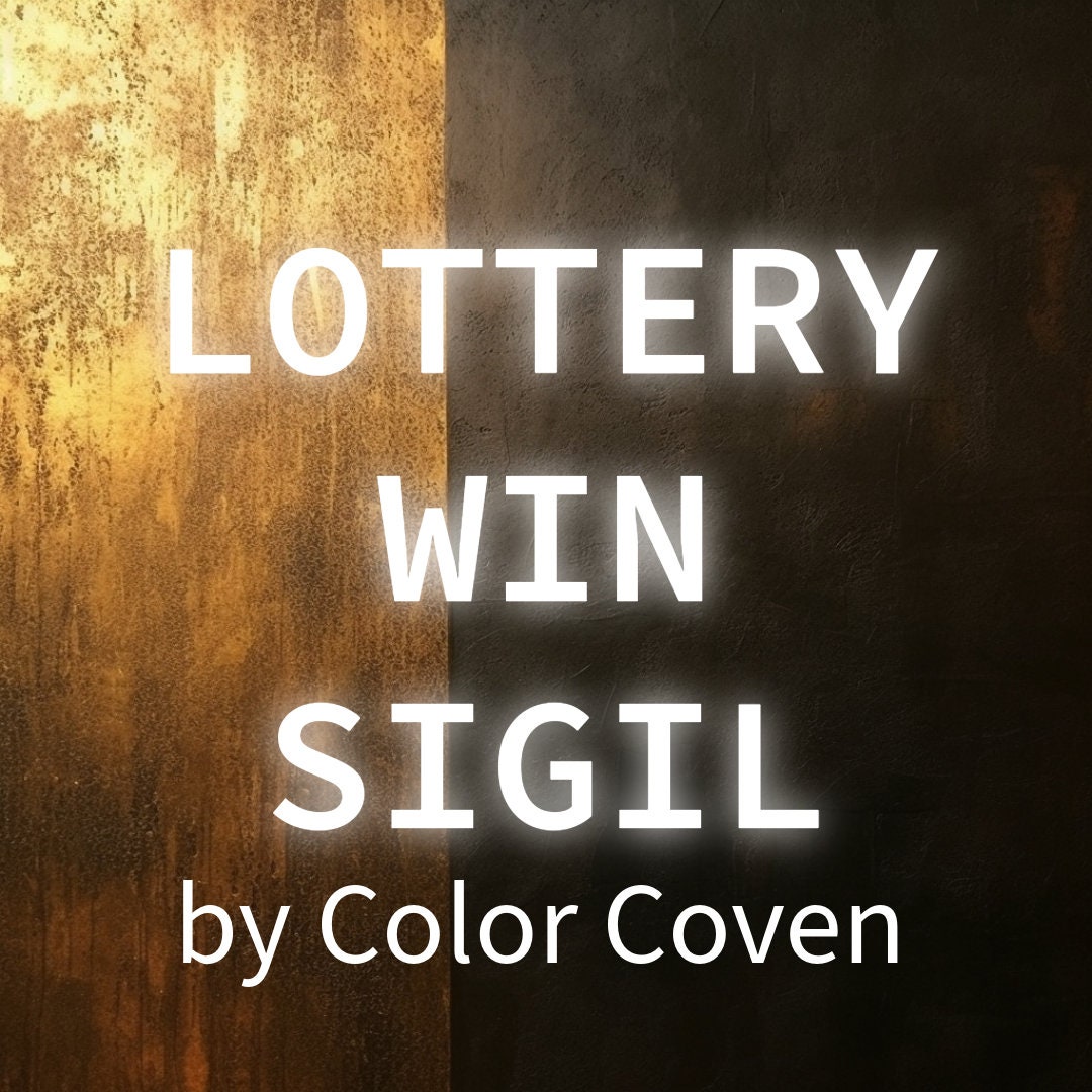 Lottery Win - Luck Sigil by Color Coven - Etsy