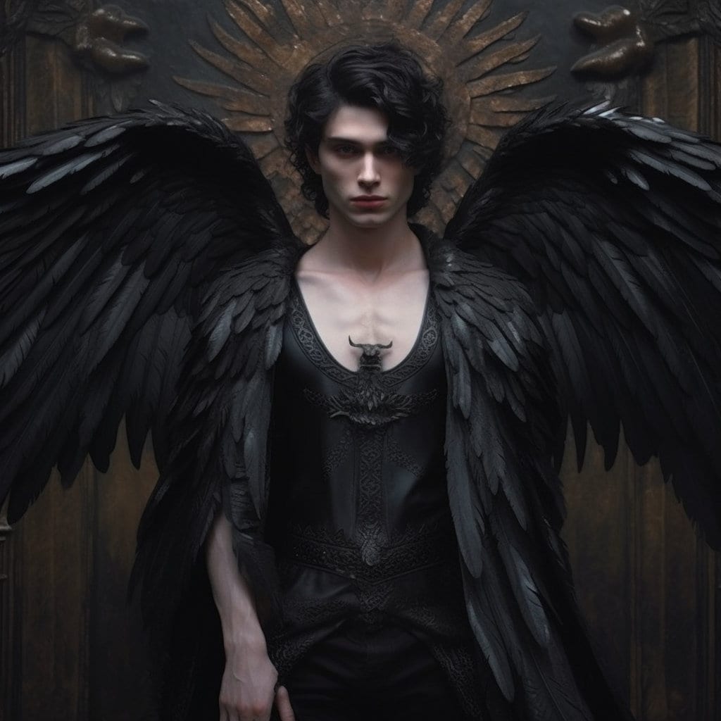 Dark Angel Spirit Companion Male Female tell Me Your - Etsy