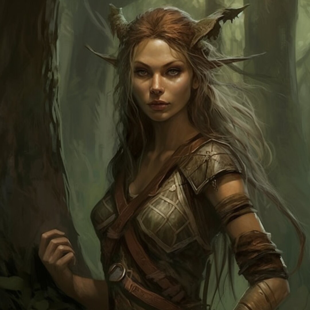 Wood Elf Spirit Companion Male Female tell Me Your - Etsy