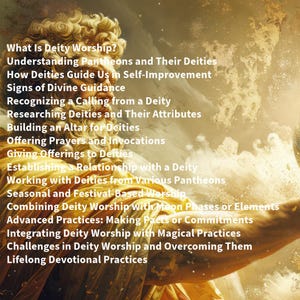Deity Worship "pdf" Guidebook by the Color Coven - Very Detailed ...