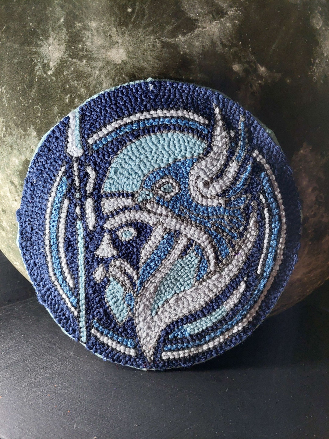 Allfather’s Gaze: Odin Altar Punch Needle Art - Enchanted With Odin's ...