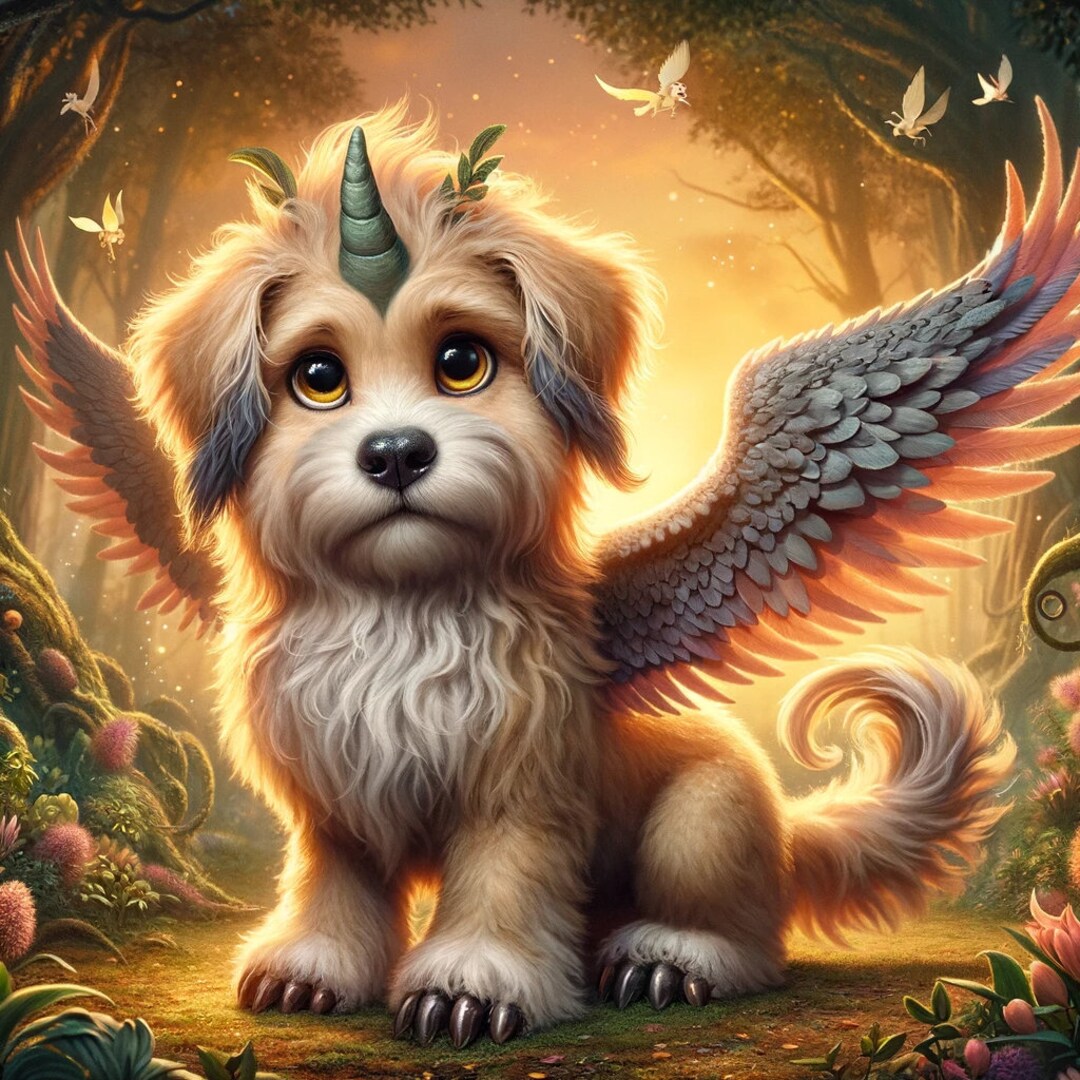 Witch Familiar Companion - A Unidog - by the Color Coven - Etsy
