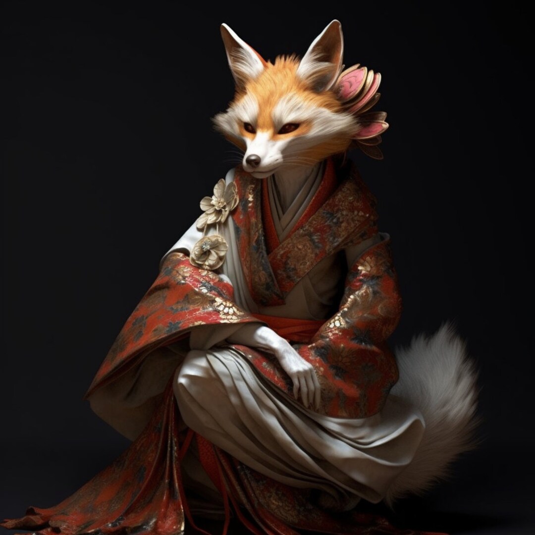 Kitsune Companion Binding Conjured Ready to Bind Woman Only Distant ...