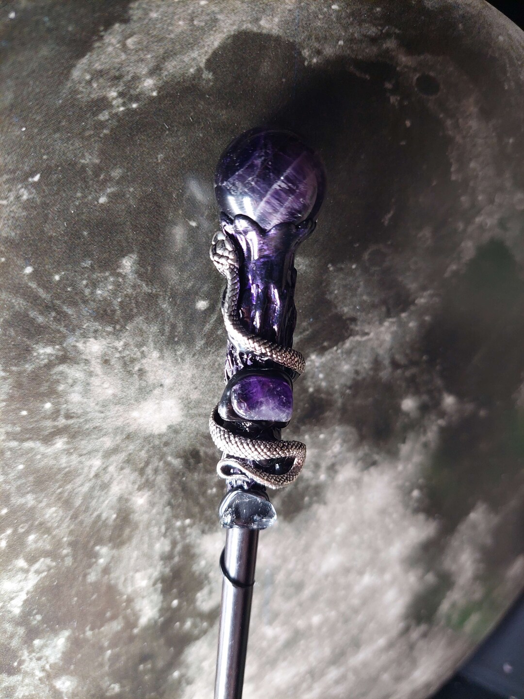 Wand for Witches & Warlocks - Amethyst - Enhanced for Stronger ...
