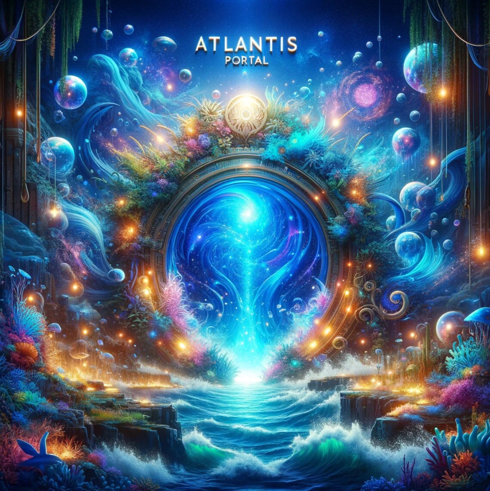 Atlantis Portal Attunement by Blue Witch Asuka Color Coven - Etsy