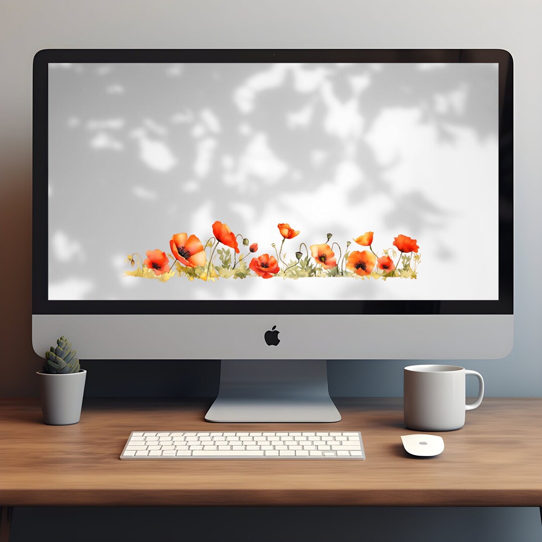 Poppies Desktop Background Wallpaper, Imac Wallpaper, Laptop Wallpaper ...