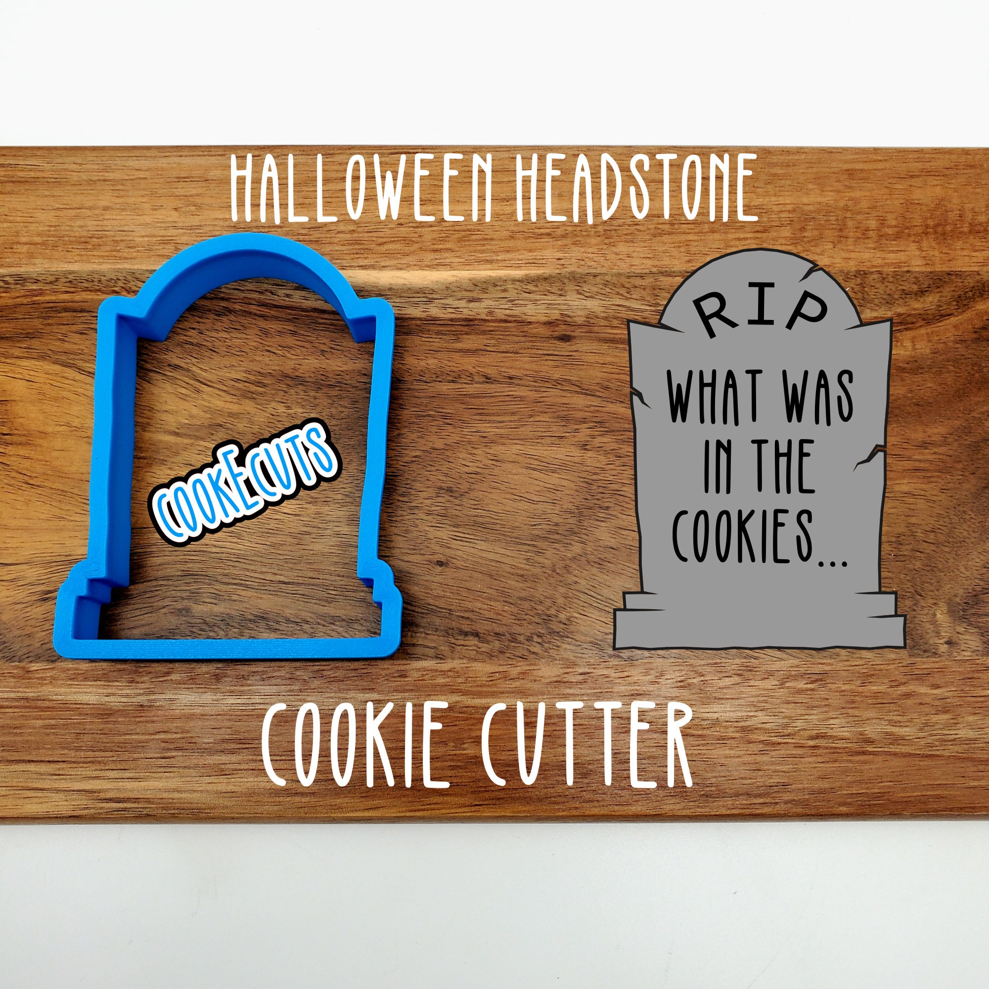 Headstone Tombstone Cookie Cutter Halloween Cookie Cutters - Etsy
