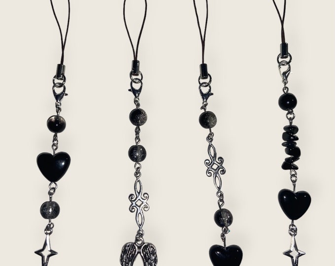 Small Vampire Bat and Coffin Mobile Cell Phone Charm Accessory Strap ...