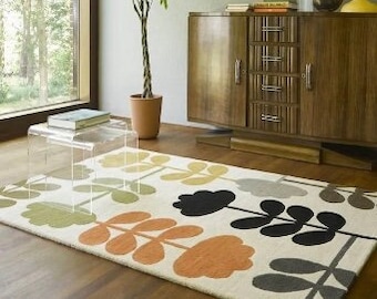Handmade Tufted 100% Wool Rug for Any Room - Etsy