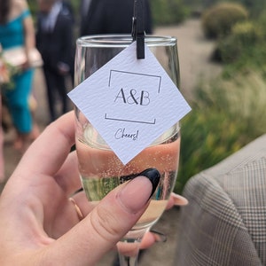 Drinks Topper Template, Wine Glass Tag Template, Printable Glass Topper ...