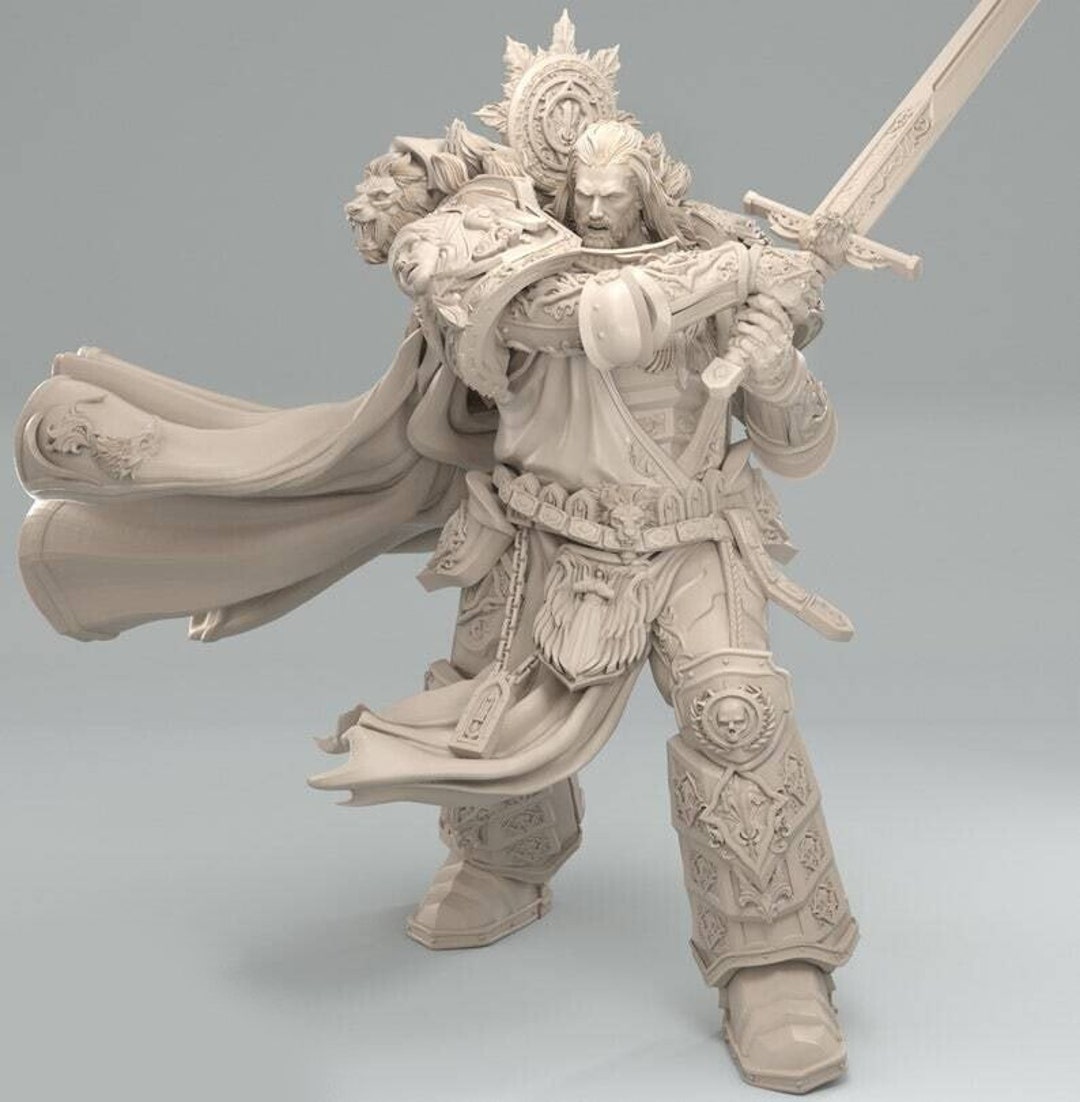 Primarch Figure Model for Print STL File for 3D Printers 3D - Etsy