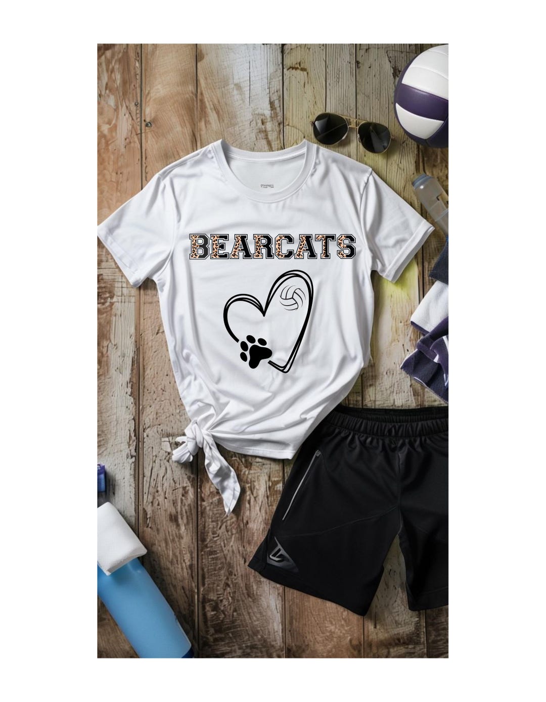 Bearcats Volleyball PNG - Volleyball Shirt - Bearcats - School Spirit ...
