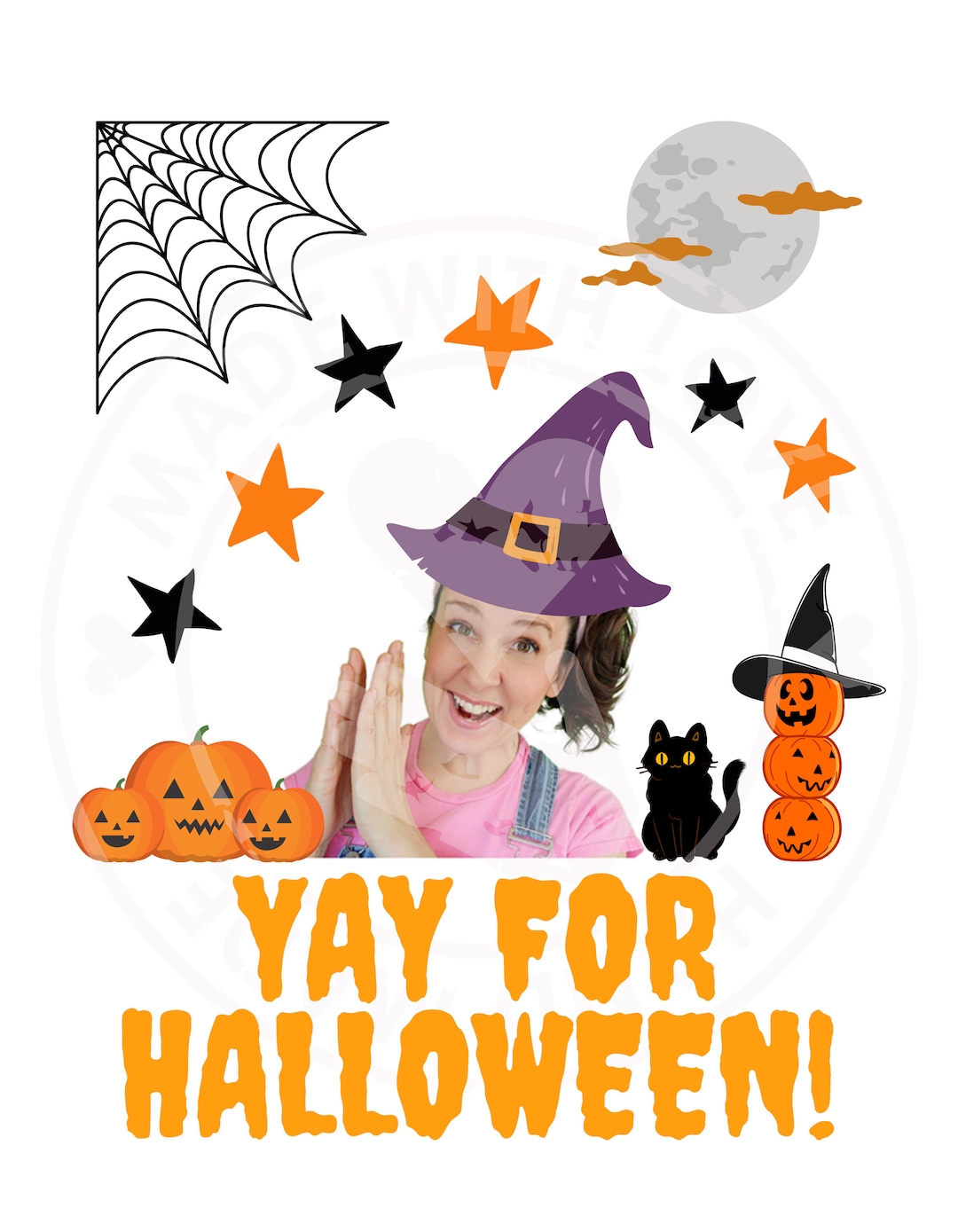 Ms Rachel Yay for Halloween, Spooky Season, PNG Bundle, 3 Designs - Etsy