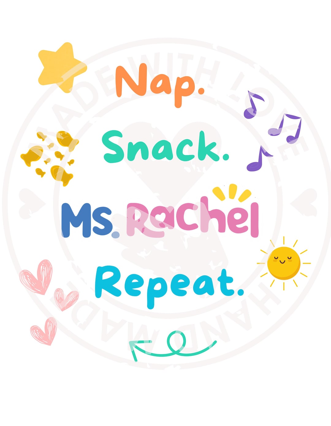 Ms Rachel Nap Snack Repeat BUNDLE With Mom Nap Coffee Repeat - PNG ...