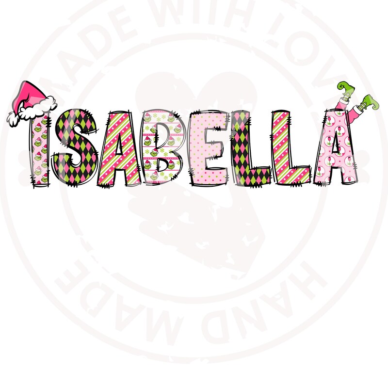 Grinch Monogram Svg - Etsy