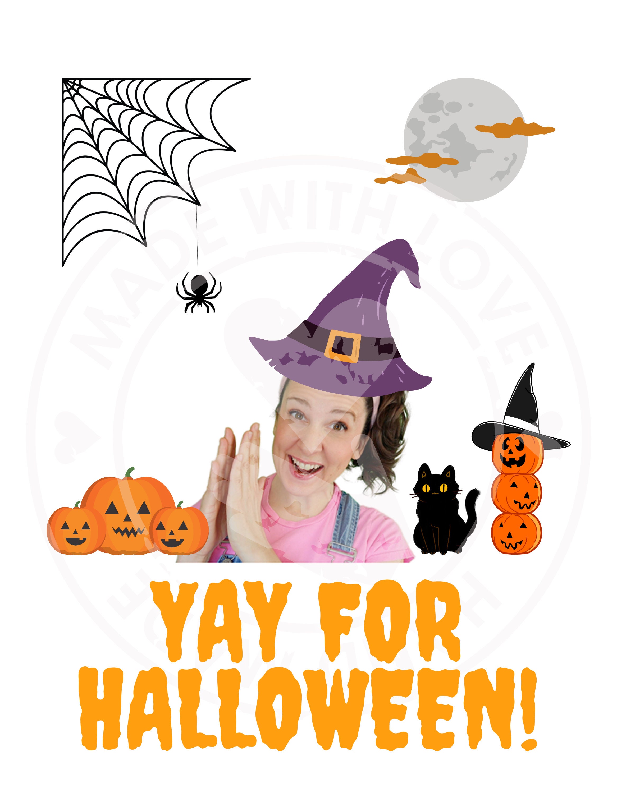 Ms Rachel Yay for Halloween, Spooky Season, PNG Bundle, 3 Designs - Etsy