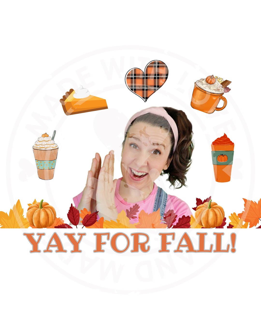 Ms Rachel Yay for Fall PNG - Etsy