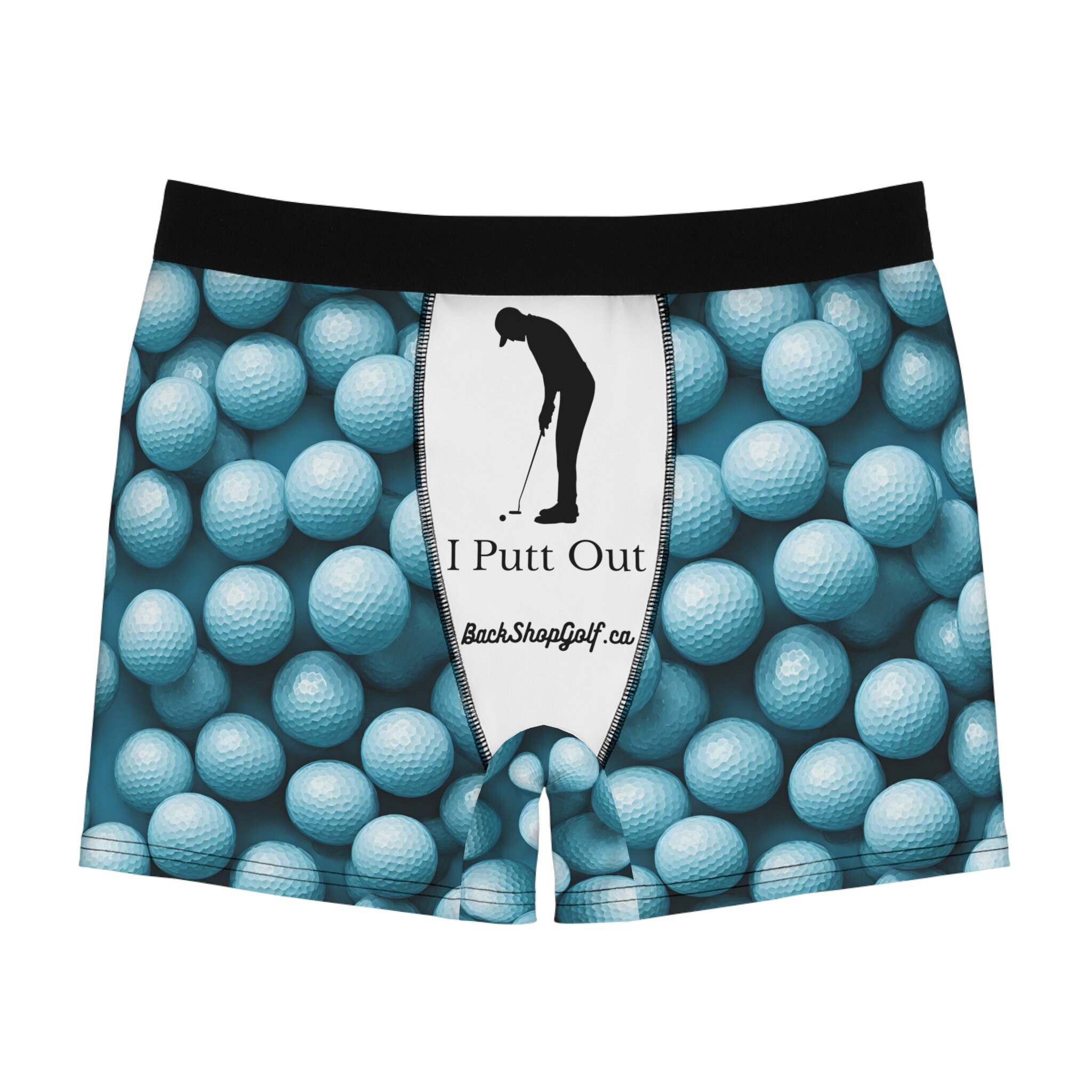Men's Funny Golf Boxer Briefs-i Putt Out Blue Balls - Etsy