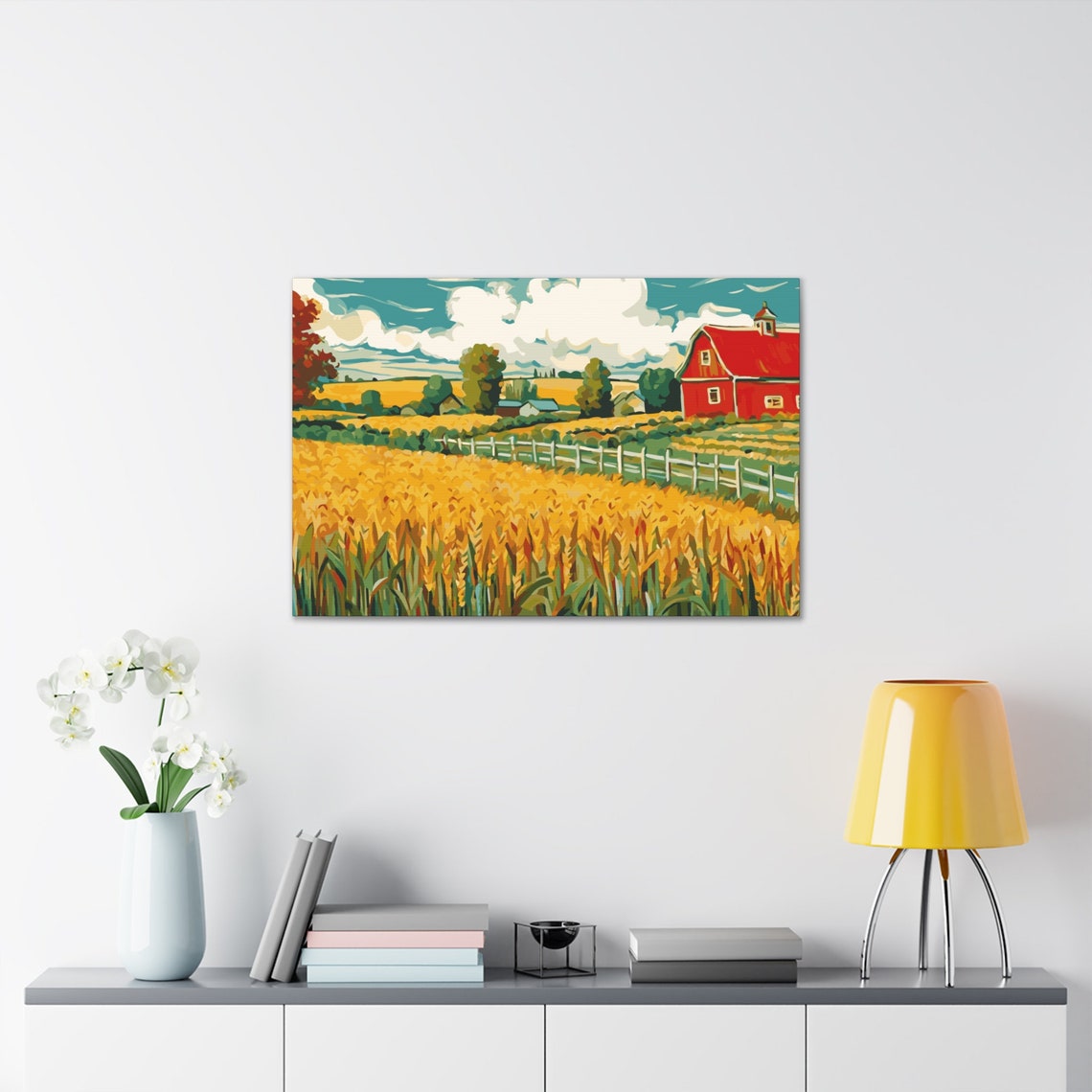 Calm and Quiet Fields - Etsy
