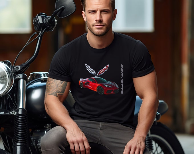 Red Corvette Shirt Chevy Corvette Corvette Car Lover Gift - Etsy