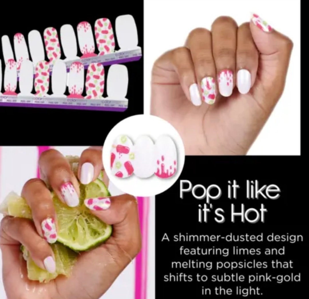 Color Street Nail Polish Strips: Pop It Like It’s Hot - Etsy