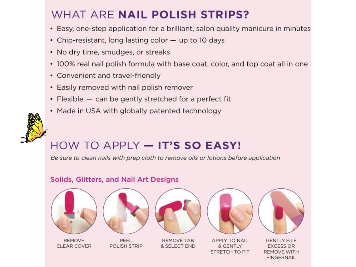 Color Street Nails Color Street Strips Press on Nails Real - Etsy